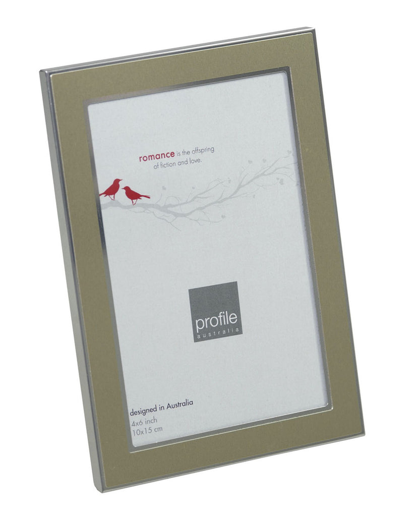 Champagne Metal Photo Frame | Kaieda